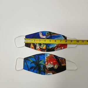 Other | 2 Pcs Handmade Hawaii Aloha Face Mask | Poshmark
